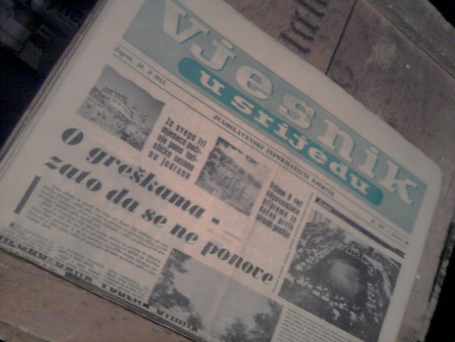 Novine-VJESNIK U SRIJEDU Novine-VJESNIK U SRIJEDU