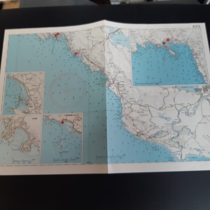 POMORSKE KARTE HRVATSKOG JADRANA - Karte za nautičare