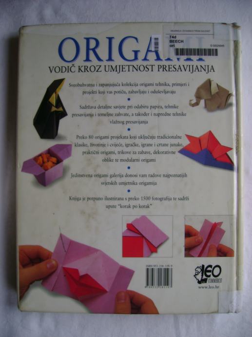 Rick Beech - Origami - Vodič kroz umjetnost presavijanja - 2005.