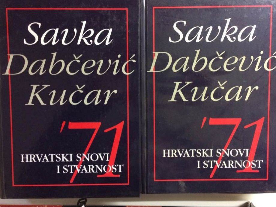 Savka Dabčević Kučar - Sniženo