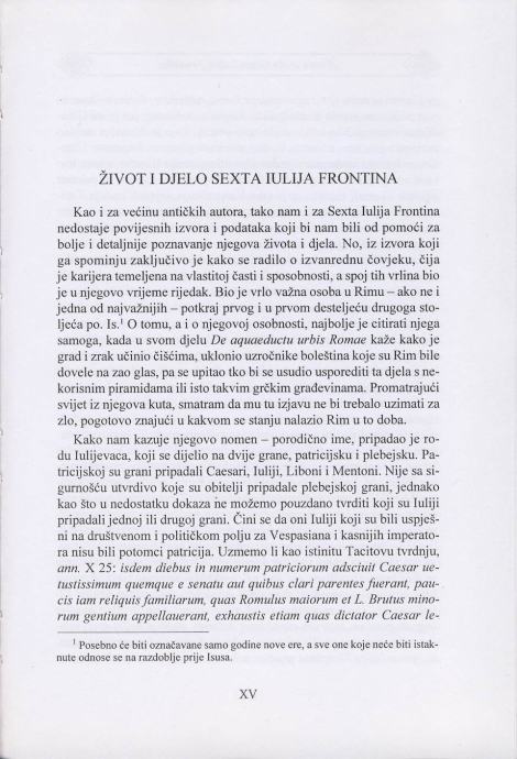 Sextus Iulius Frontinus - Strategemata u četiri knjige