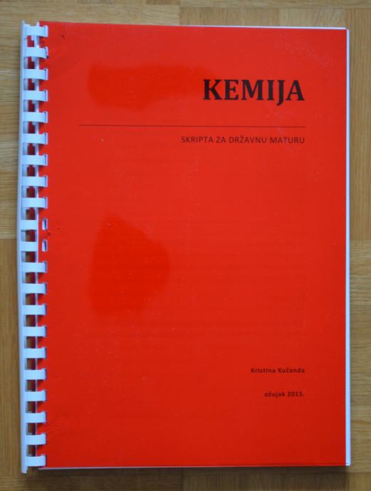 Skripta za maturu - Kemija