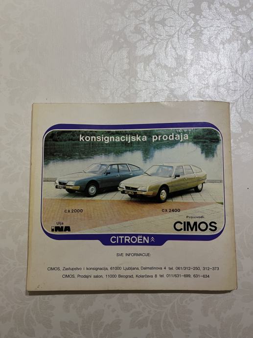 stari katalog automobil 1981.