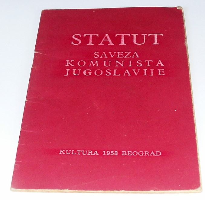 STATUT SAVEZ KOMUNISTA JUGOSLAVIJE 1958