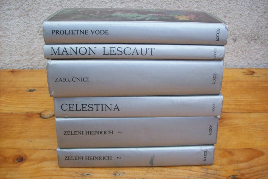 SVJETSKI LJUBAVNI ROMAN - lot 6 knjiga