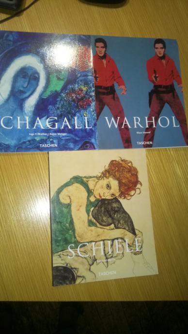 TASCHEN - CHAGALL, WARHOL, SCHIELE