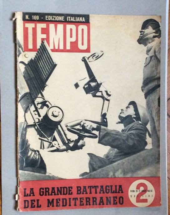 TEMPO, EDIZIONE ITALIANA, BROJ 169, 1942. GODINA