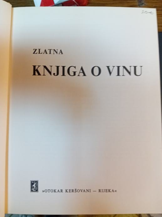 zlatna knjiga o vinu