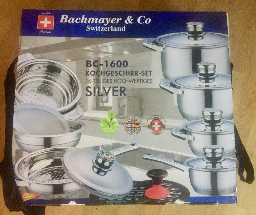Bachmayer Solingen 16-dijelni paket posuđa + poklon Novi set od 4 noža