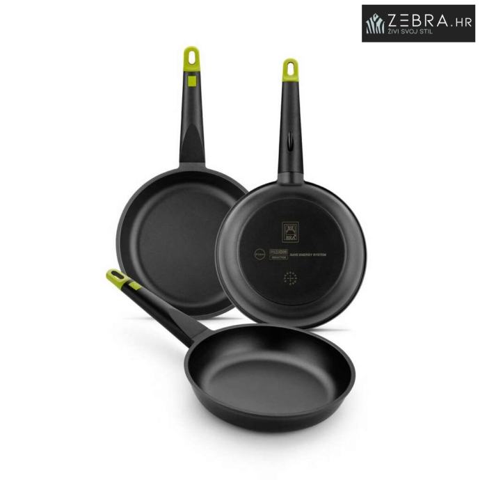 Tava BRA FOODIE 24CM Crna Metal Aluminij Ø 24 cm Ø 20 cm