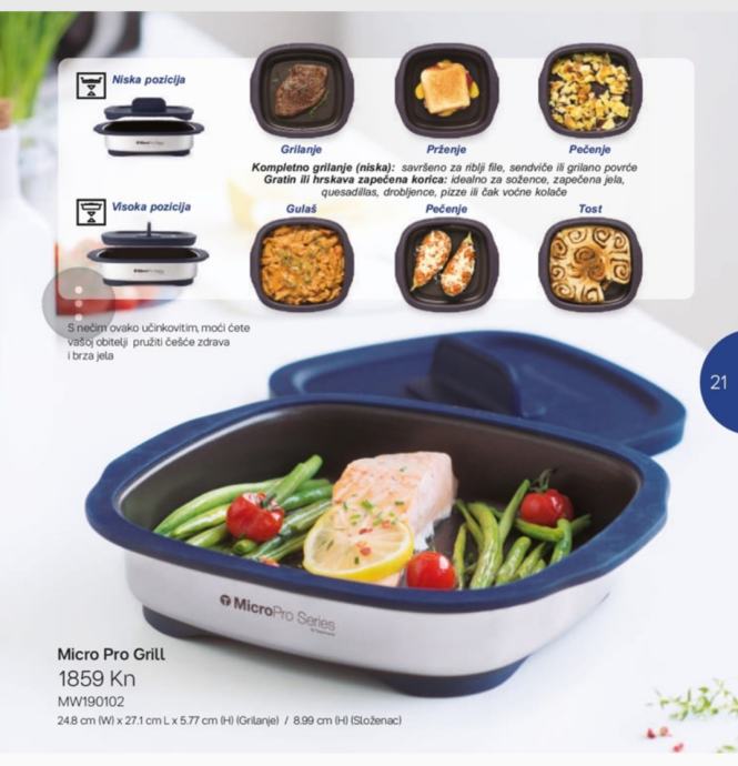 Tupperware Micro Pro Grill MW190102