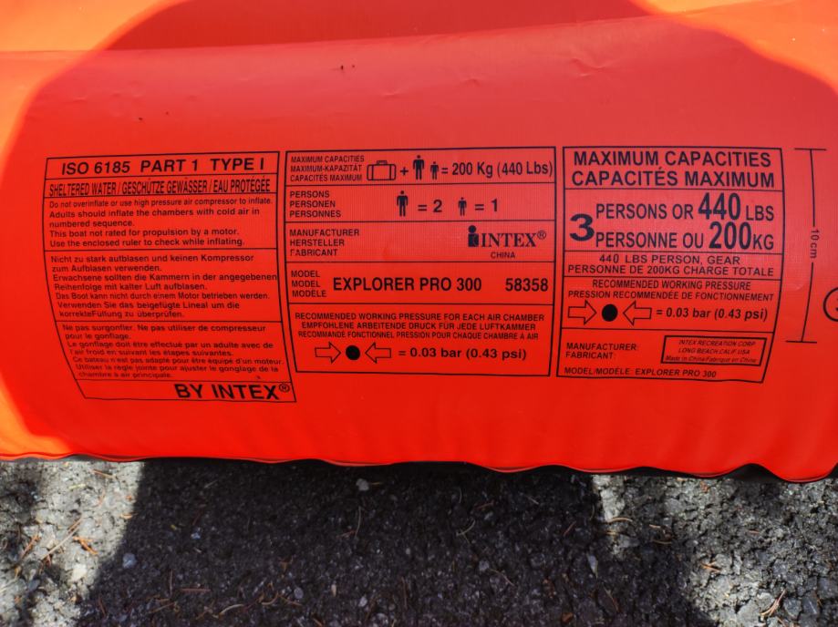 Explorer 300 na napuhavanje