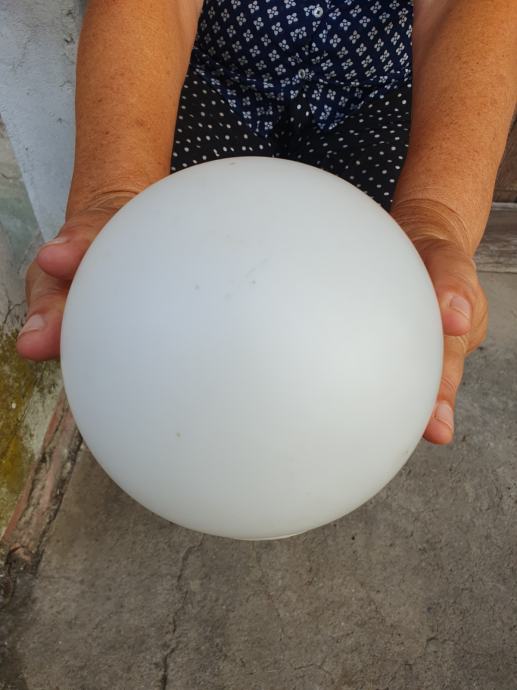 KUGLE ZA LUSTER, BIJELE, 2 KOM