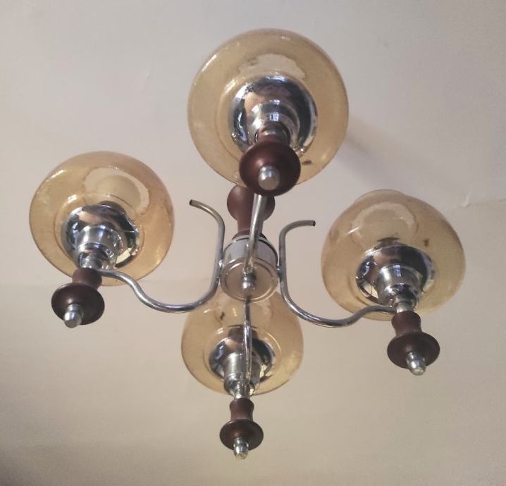 LUSTER VINTAGE RETRO SA 4 LAMPE