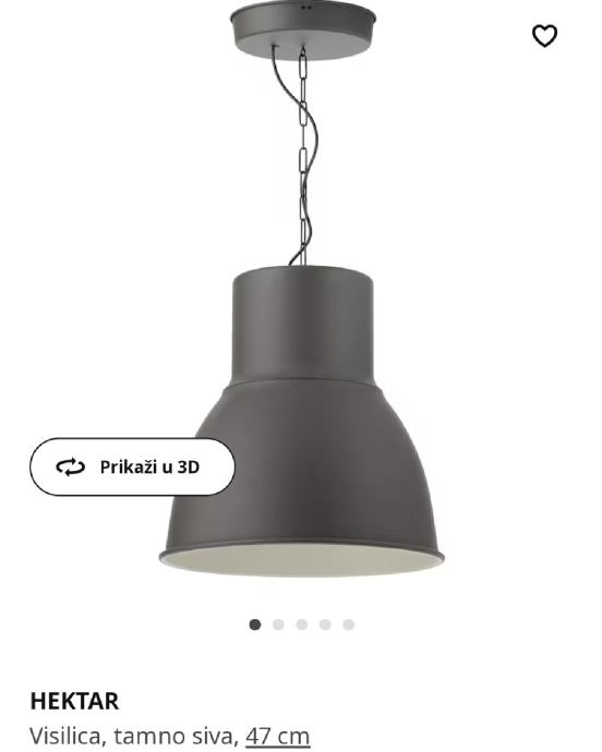 Rasvjeta - Visilica Hektar Ikea
