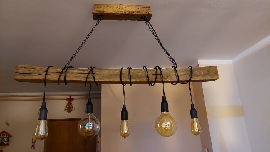 Rustikalni / drveni luster