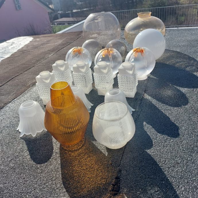 Ukrasne staklene kugle za lampe/ lustere, dostava