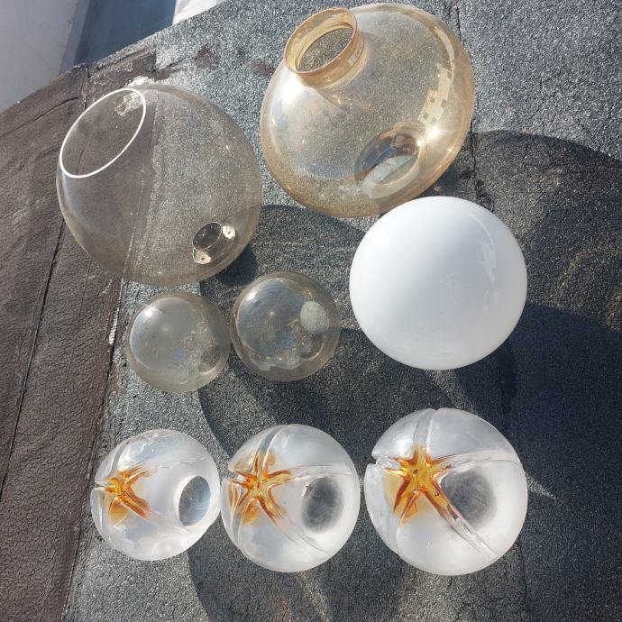 Ukrasne staklene kugle za lampe/ lustere, dostava