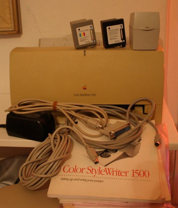 Apple Color StyleWriter 1500 (Canon BJ-200ex) + oprema razno