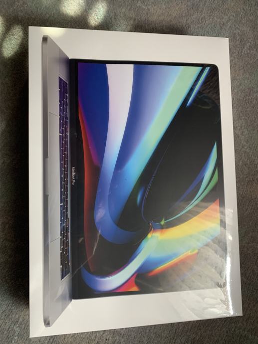 MacBook Pro 16 512GB/2.6GHz 6C/16GB, TOP MODEL, NOVI,ZAPAKIRAN, RAČUN