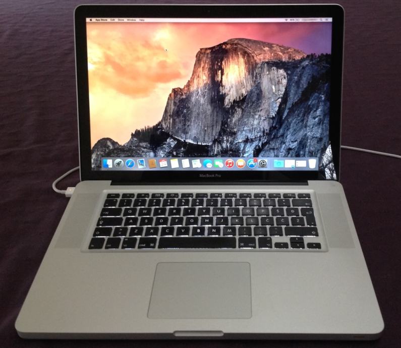 MacBook Pro 15, Mid 2009, 8GB, 300 GB SSD + 500 GB HDD