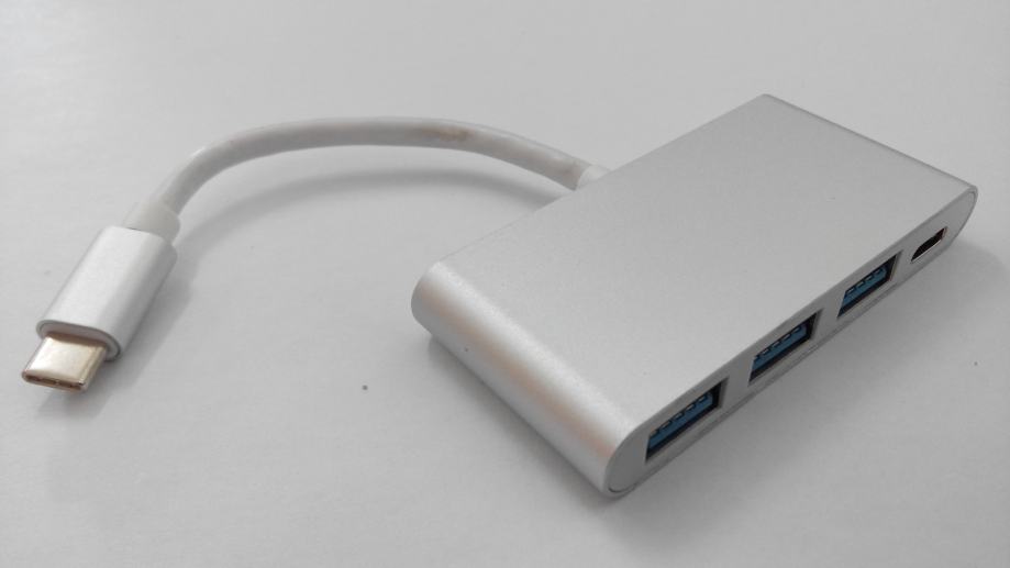 USB Type C (Thunderbolt 3) adapter 2-in-1