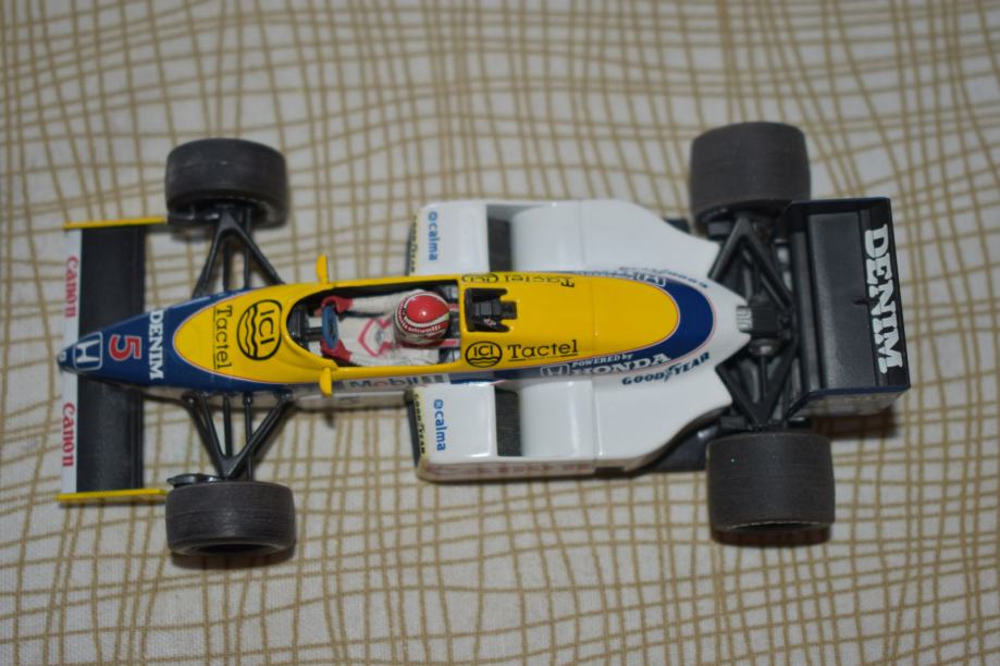 1:43 Nelson Piquet Williams FW10 1985 Paul Ricard test Minischamps