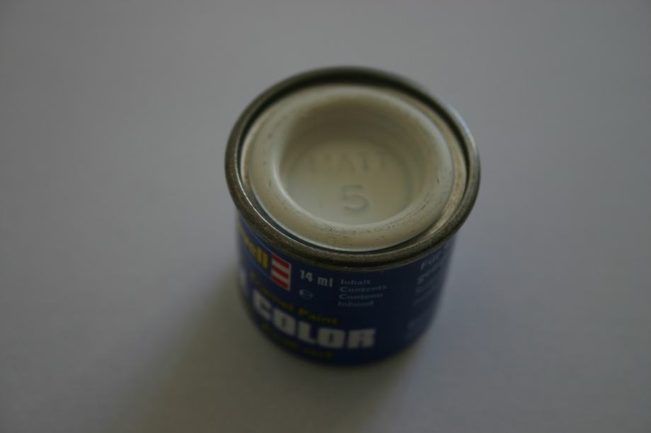 Boja Revell 14 ml za makete White Matt No. 5