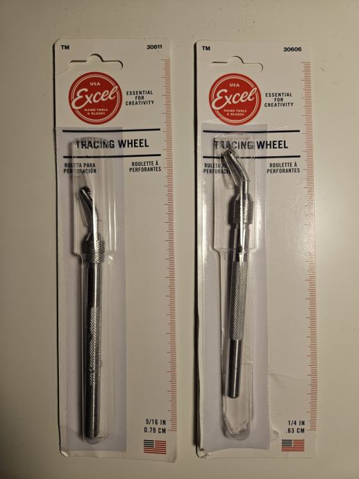 Excel Rivet Riveter Tracing Wheel Kotac za radit linije i rupe