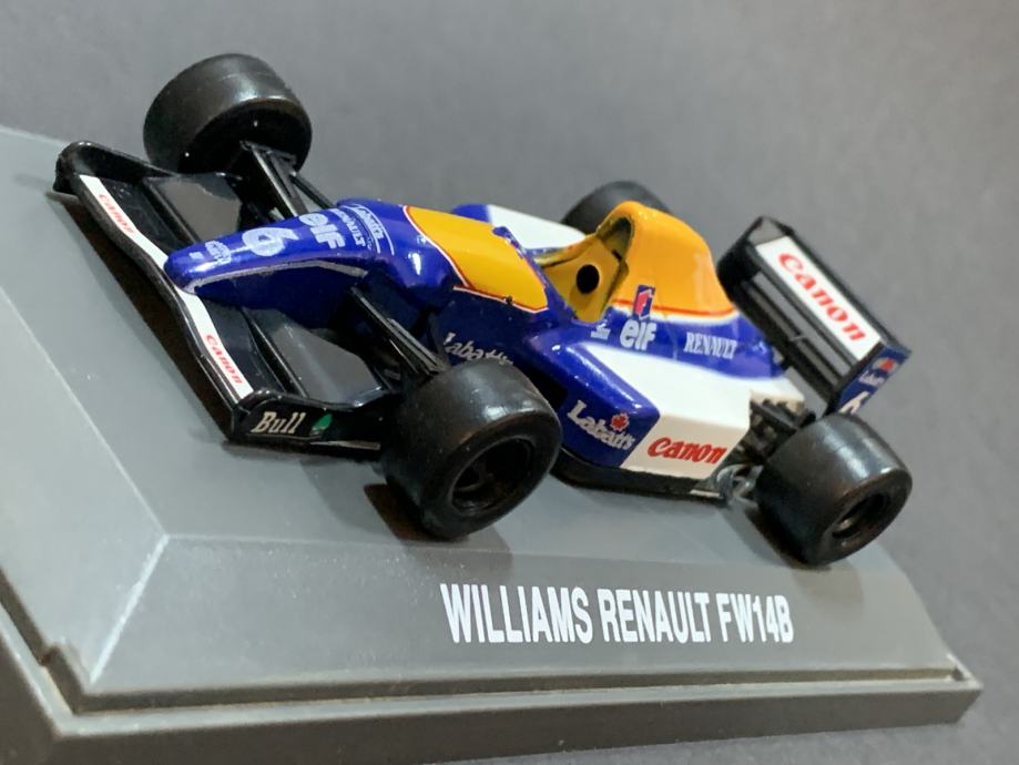F1 Williams Renault FW14B KYOSHO 1:43 Japan autic model maketa diecast