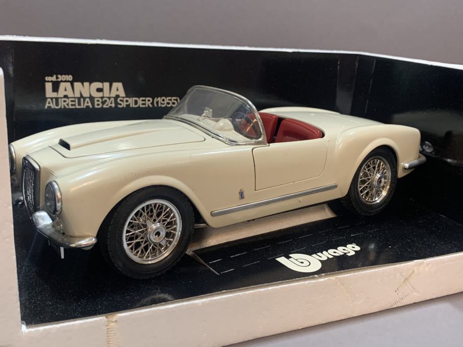 Lancia Aurelia B24 Spider iz 1955. Burago 1:18 Italy autic diecast