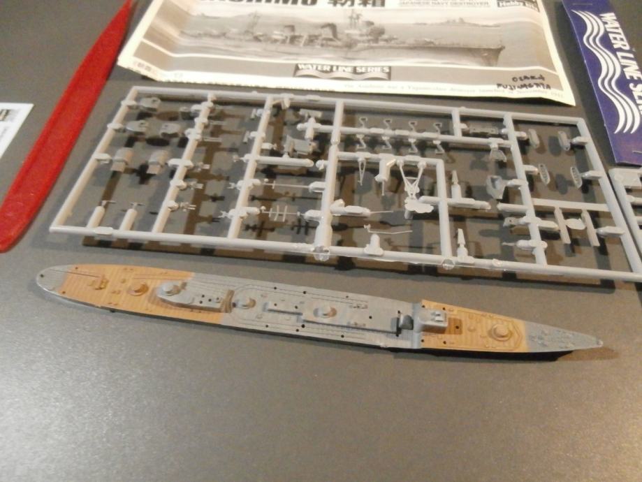Maketa IJN Asashimo, 1:700, Hasegawa - razmjena za drugi razarač