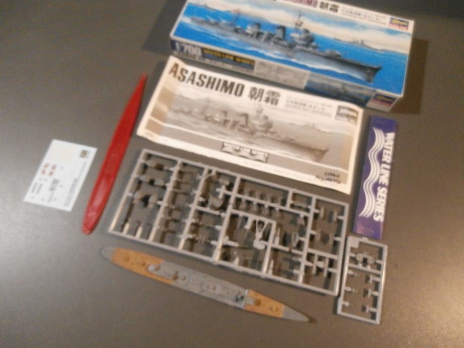 Maketa IJN Asashimo, 1:700, Hasegawa - razmjena za drugi razarač
