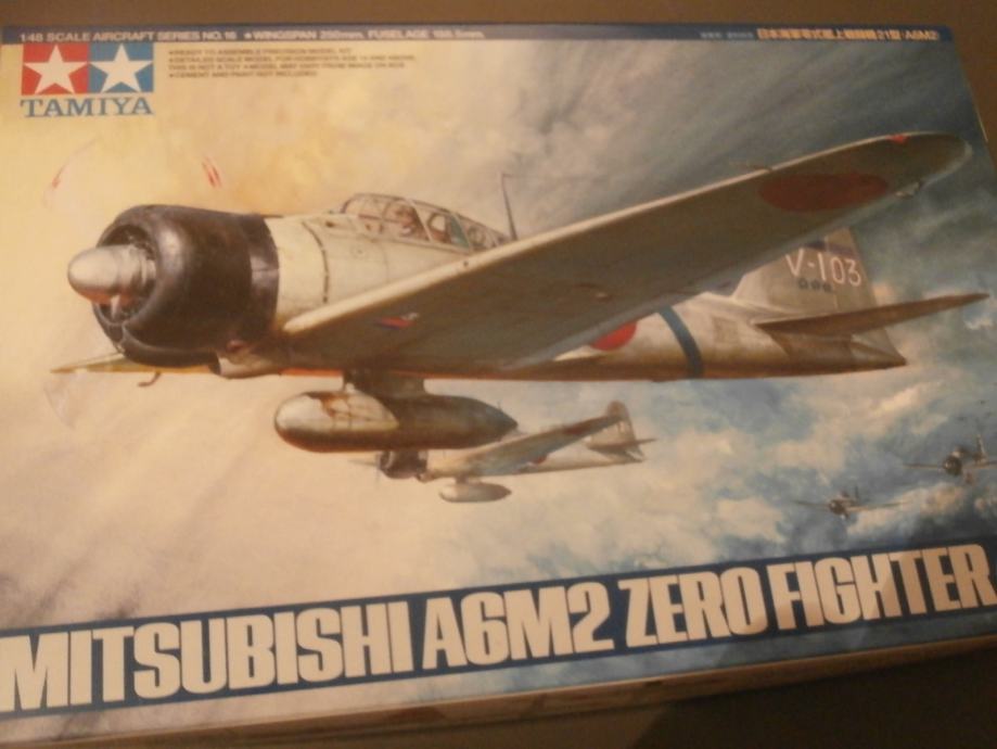 Maketa Mitsubishi A6M2 Zero, 1:48, Tamiya