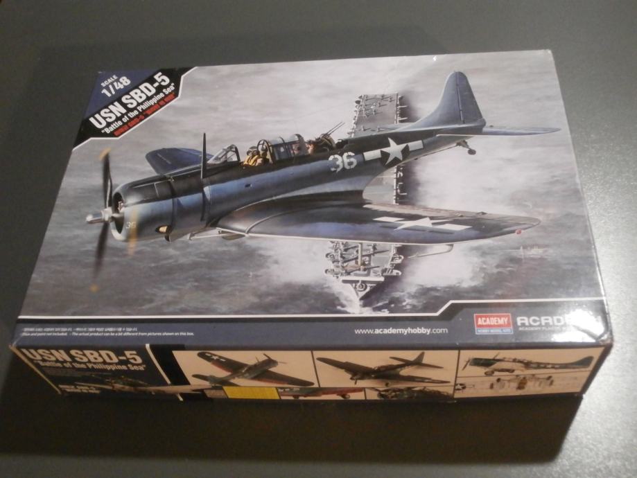 Maketa SBD-5, 1:48, Academy