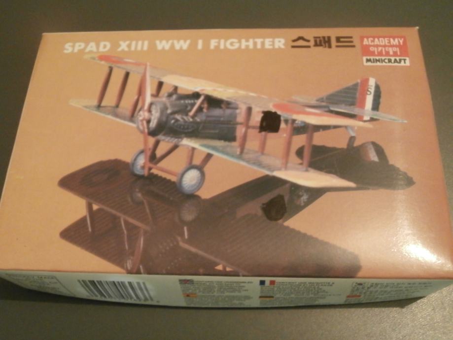 Maketa SPAD XIII, 1:72, Academy