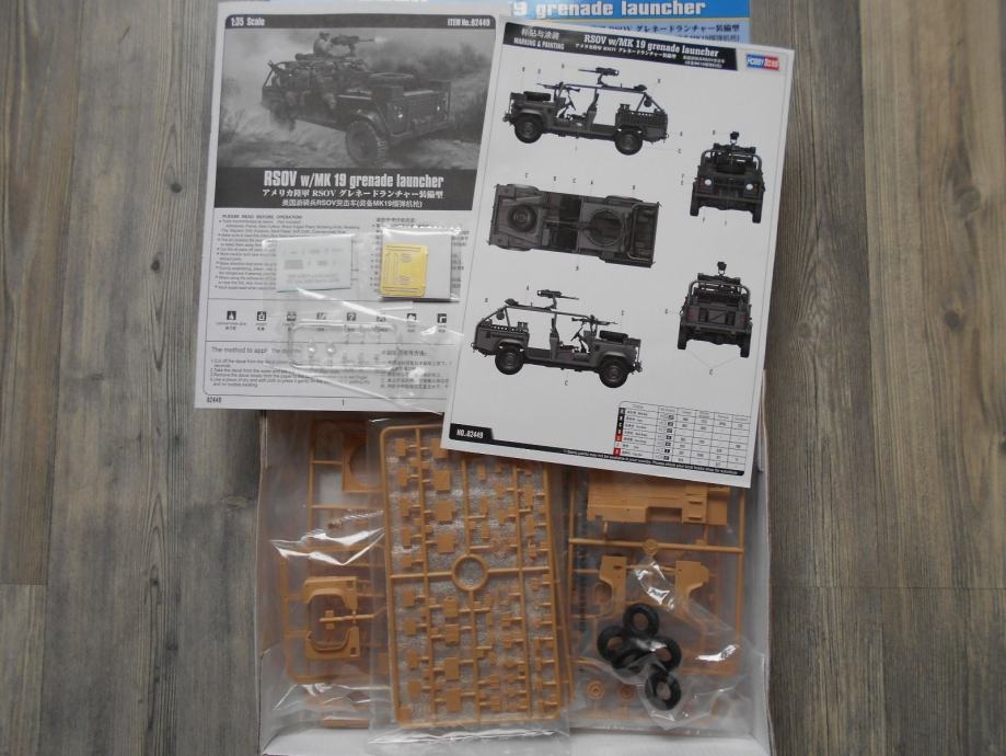 Prodajem maketu Land Rover RSOV 1/35 Hobby Boss