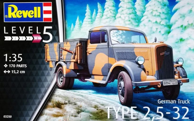 Prodajem maketu Opel Blitz Type 2,5t-32 1/35 Revell