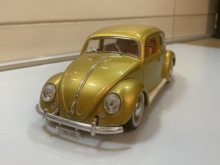 VW Buba Beetle 1.000.000 Edition Burago 1:18 Italy autic diecast model