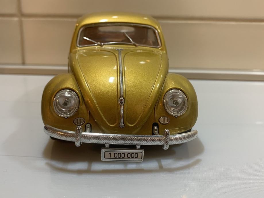 VW Buba Beetle 1.000.000 Edition Burago 1:18 Italy autic diecast model