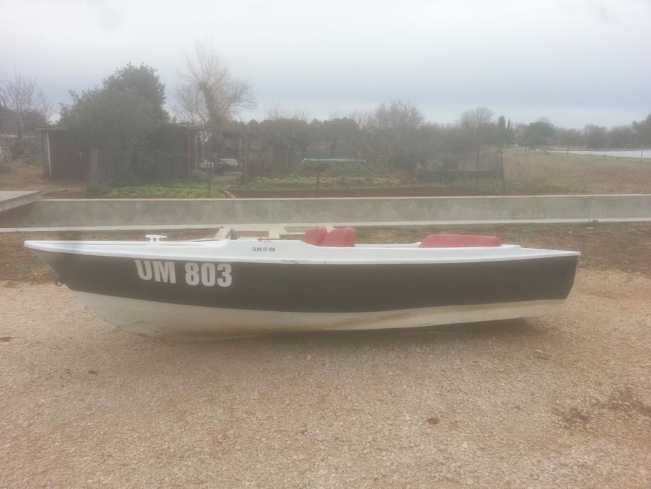 barka,gliser plasticna elan 4m