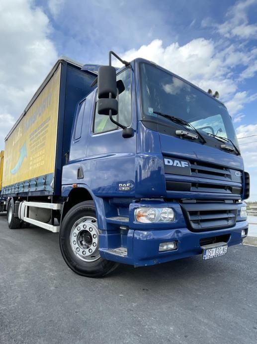 DAF CF 75.310 SPAVAĆA KABINA, RAMPA, KLIMA, WEBASTO, 2005 god.