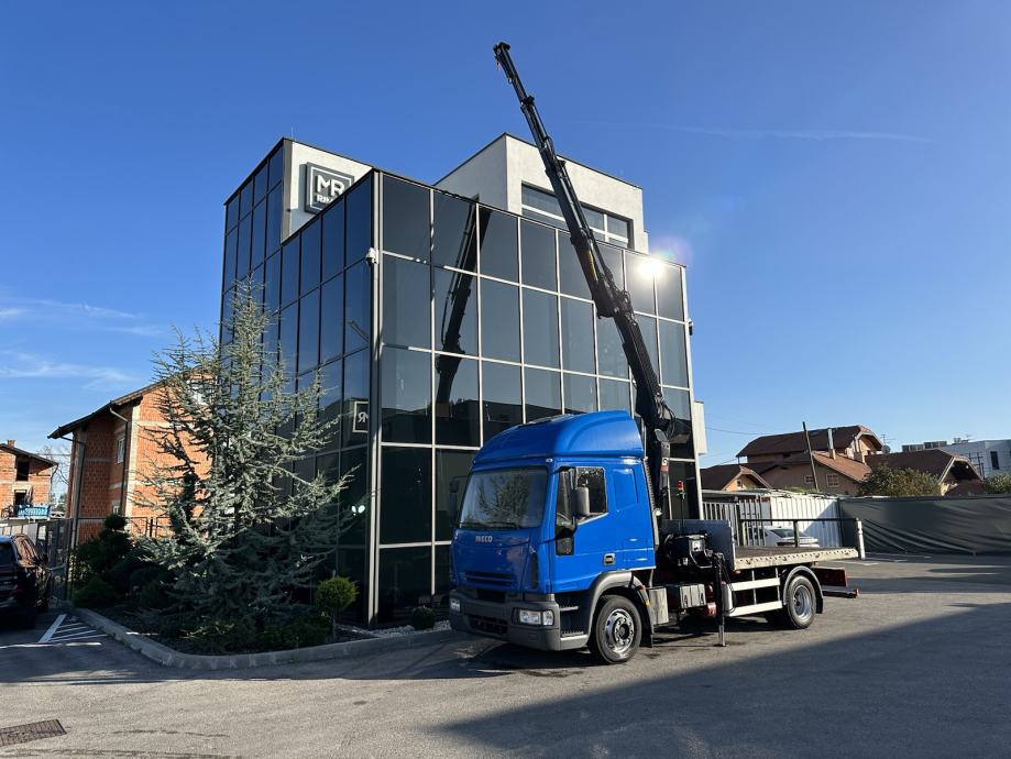 IVECO EUROCARGO 120E18 HIAB hiduo 111 DALJINSKI 3HYDRAULICNA TELESKOPA ...