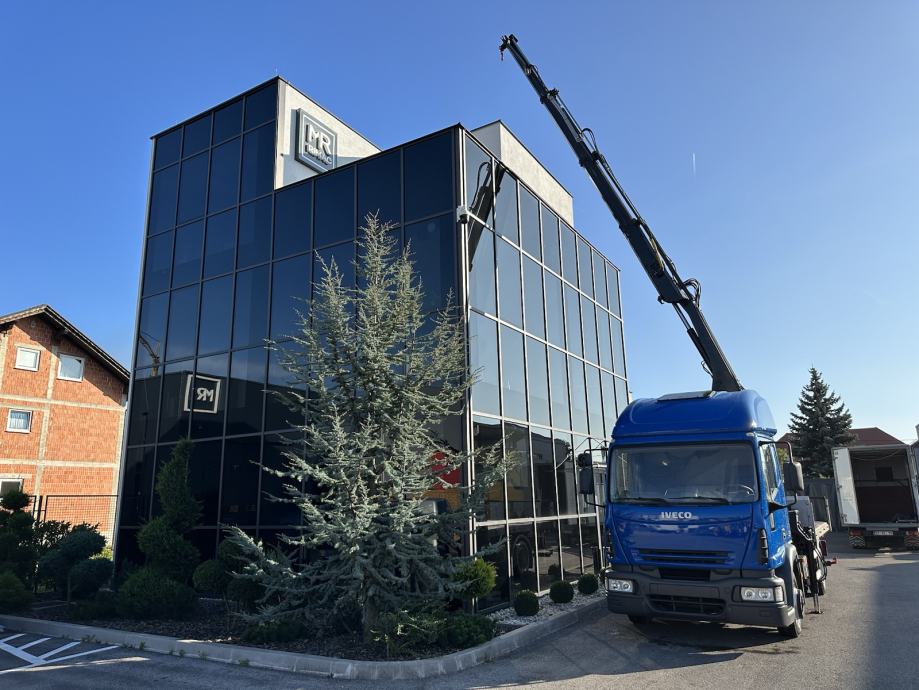IVECO EUROCARGO 120E18 HIAB hiduo 111 DALJINSKI 3HYDRAULICNA TELESKOPA ...