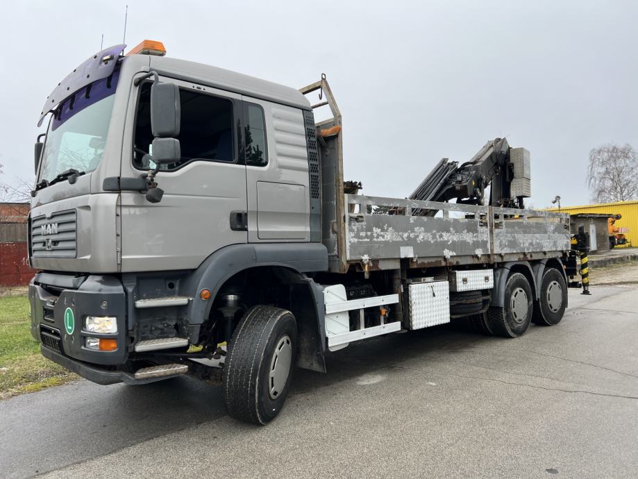 MAN 26.480 6x2 Sanduk kran Effer 360 Zamjena, 2006 god.