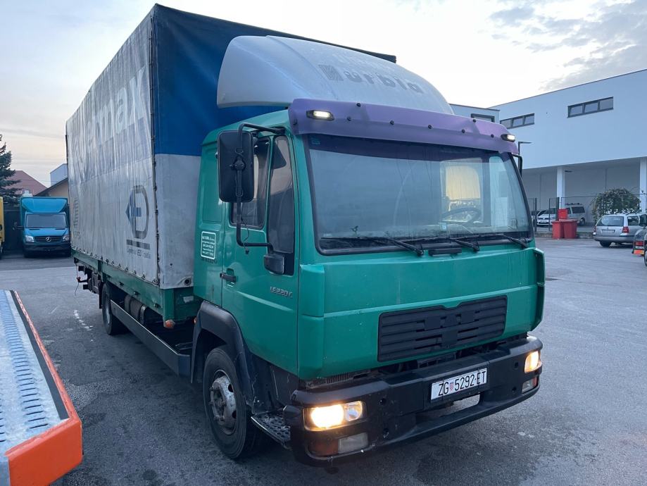 MAN LE 12.220 sanduk cerada rampa, 2006 god.