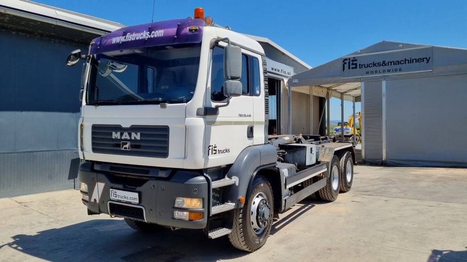 MAN TGA 33.440 6X6 abroll kiper - euro 4, 2007 god.