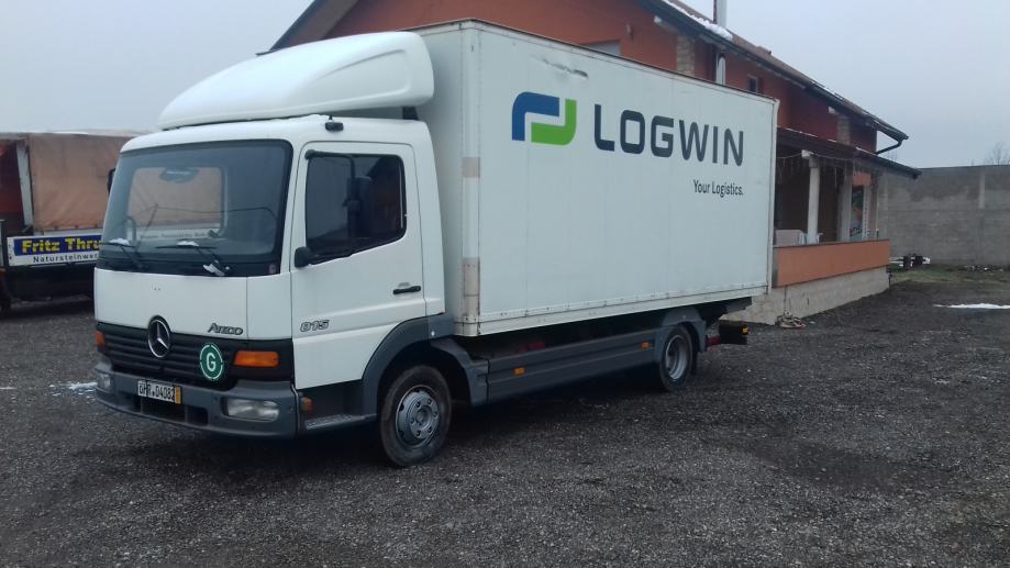 MERCEDES 815 ATEGO FURGON 540M UTOVARNA RAMPA 6 BRZINA, 1999 god.