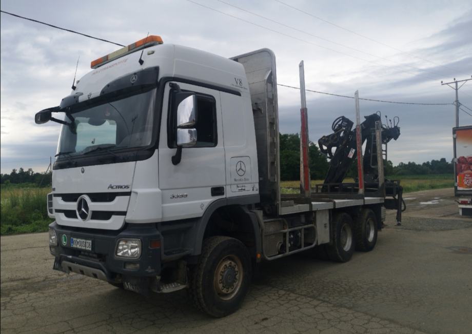 Mercedes-Benz Actros 3355 6x6 šticar šumar, 2010 god.