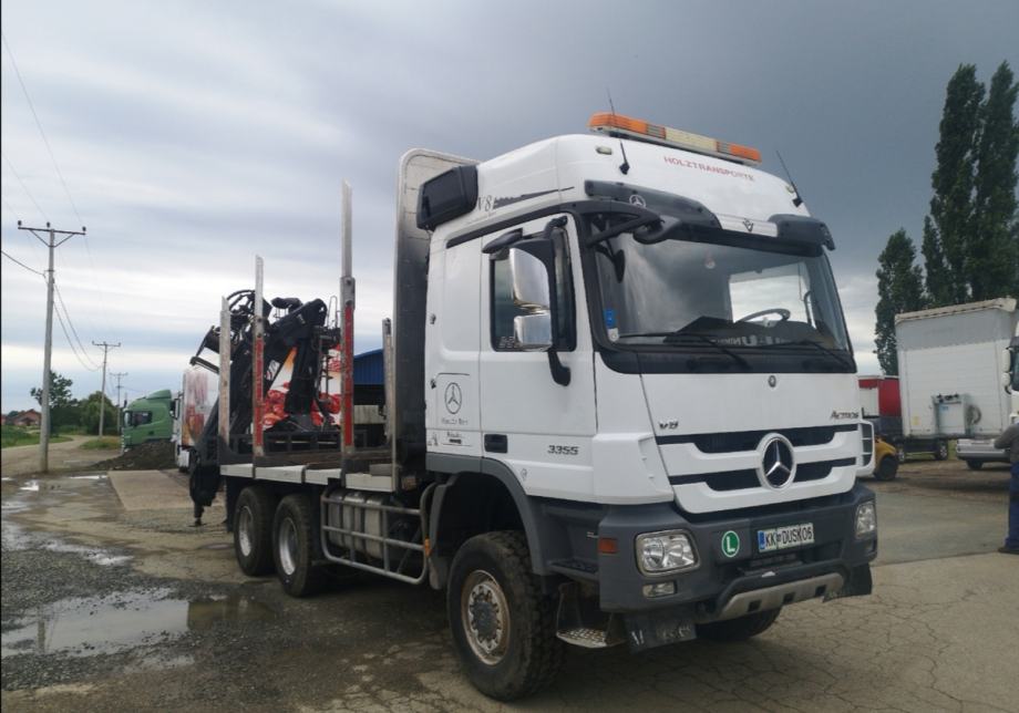 Mercedes-Benz Actros 3355 6x6 šticar šumar, 2010 god.